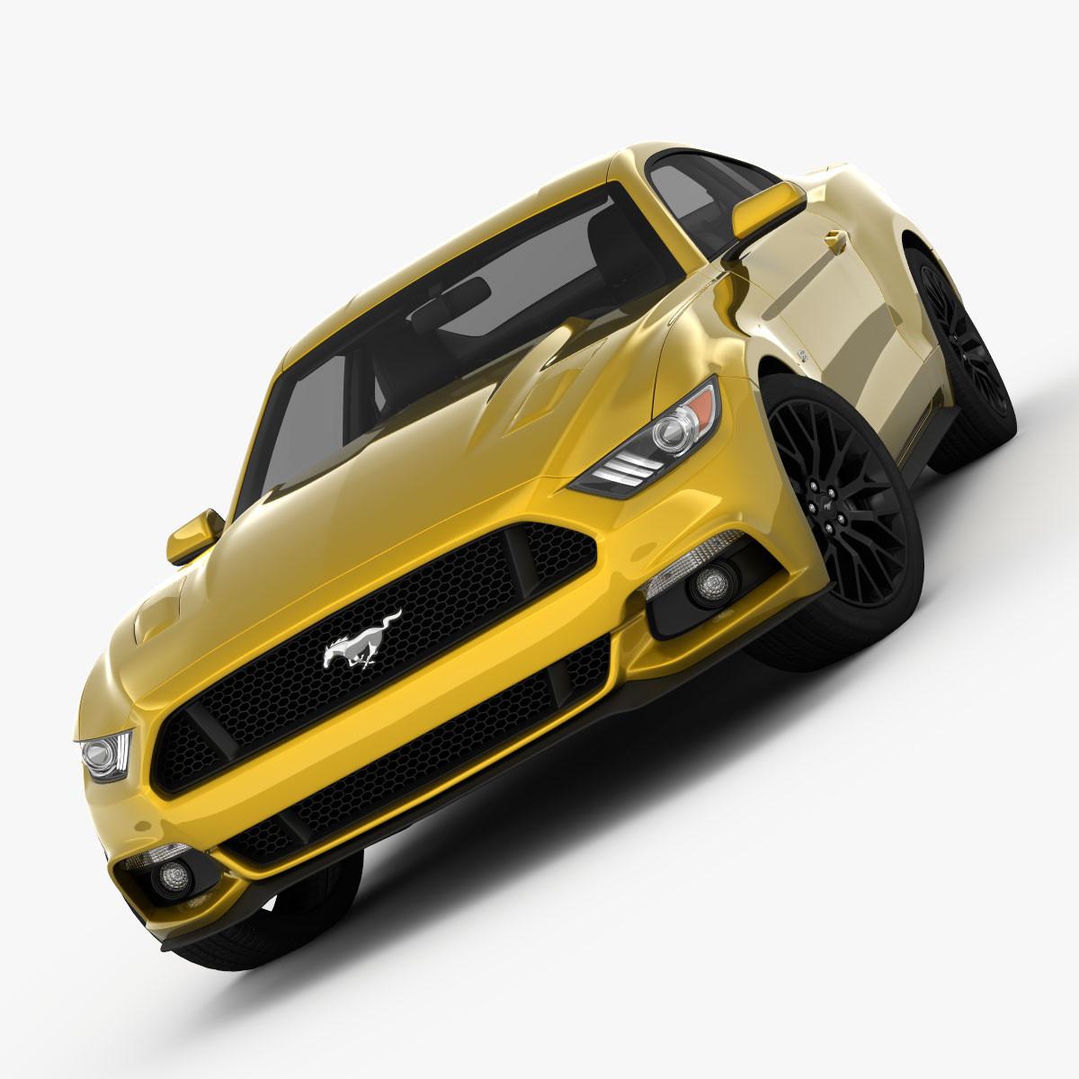 Ford Mustang GT 2015 3d model | Best Of 3d Models